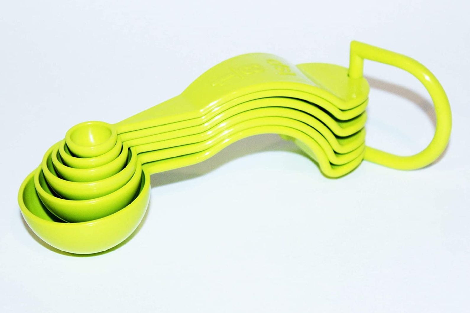 Home & Hobby Vintage Plastic Apple Green Tupperware 6 Measuring Spoon ...