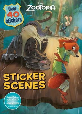 Pre-Owned Disney Zootopia Sticker Scenes (Paperback) 1474821588 ...