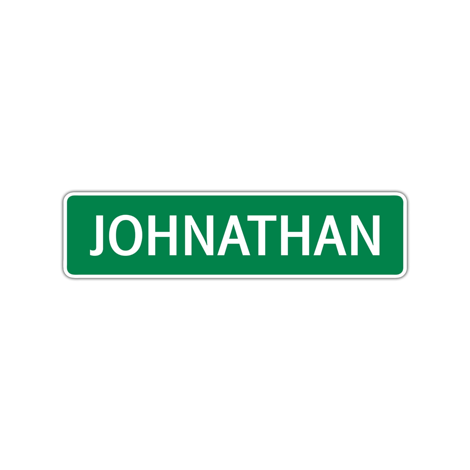 Johnathan Boys Children Name Letter Printed Label Indoor Outdoor Wall ...