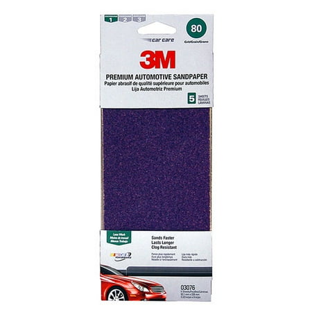 3M 80-Grit Premium Automotive Sandpaper - Walmart.com