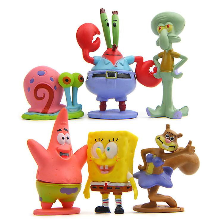 Click here for Zmleve 6pcs/Set 3-6cm Sponge Figure Bob Crab Boss... prices