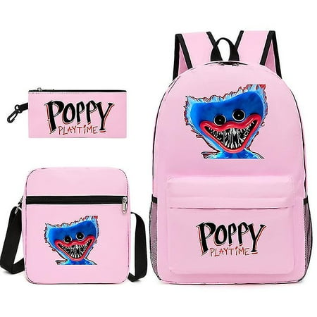Huggy Wuggy Kids Backpack 3pcs School Bag Poppy Playtime | Walmart Canada