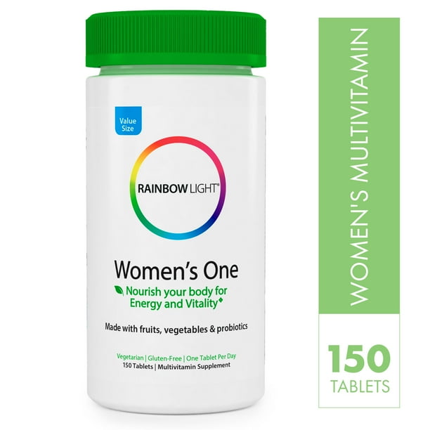 Rainbow Light Women's One Multivitamin - 150 Tab - Walmart.com ...