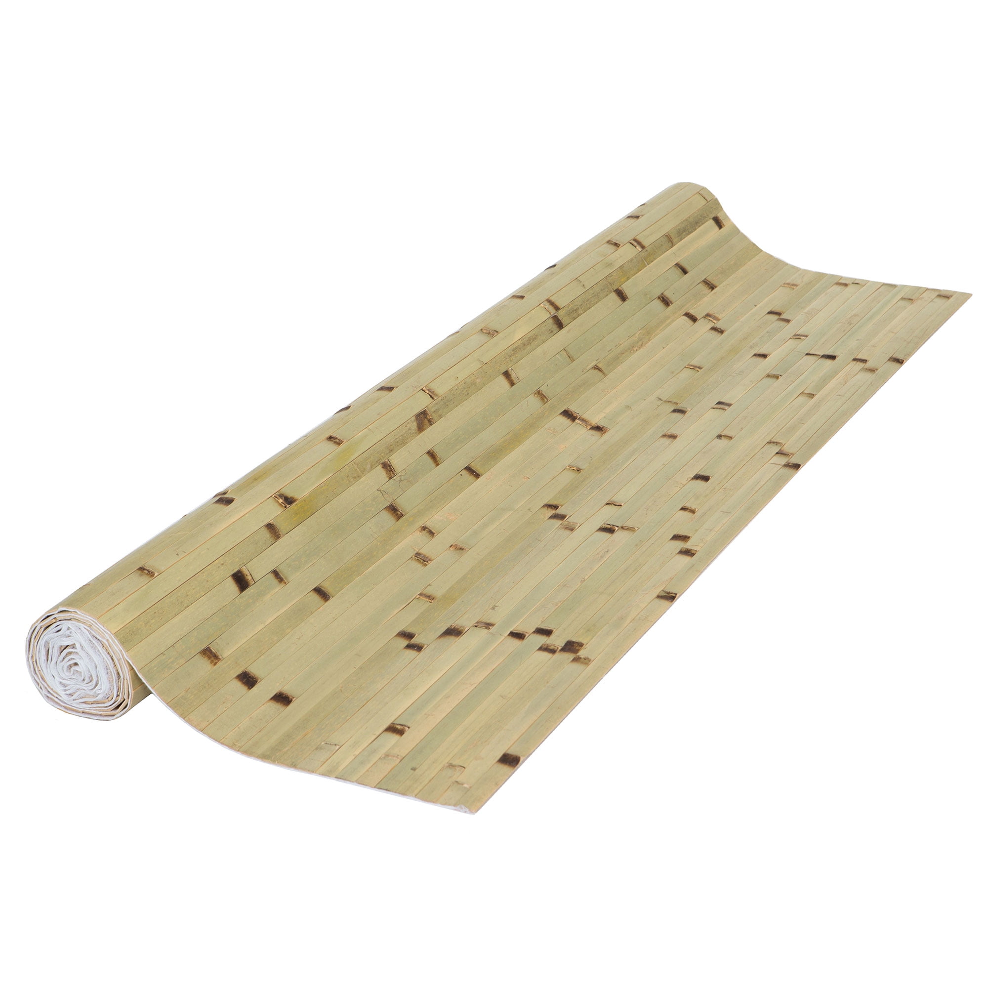 Backyard X-Scapes 4 ft H x 8 ft L Bamboo Wall Panel Raw Green Burnt ...