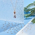 150Pcs Brass Screw Eye Pin Peg Bails for DIY Jewelry Making Crafts Real ...