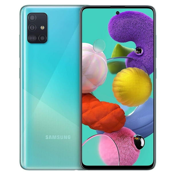 Smartphone Samsung Galaxy A51, 128GB/4GB RAM Azul Desbloqueado Samsung A51 Azul | Walmart en línea