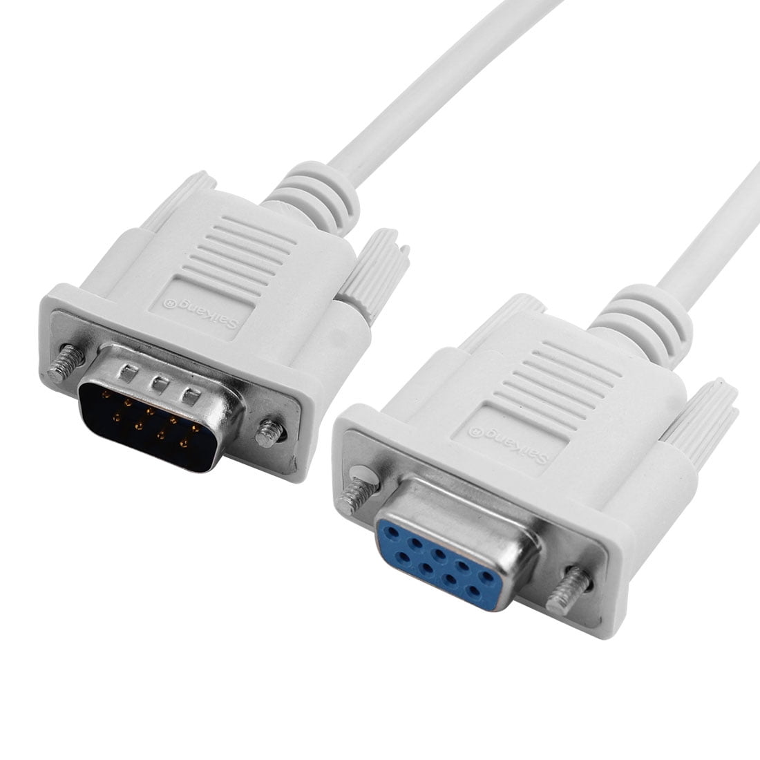 PC Computer DB9 9 Pin Male to Female Connector Extension Cable White 4 ...