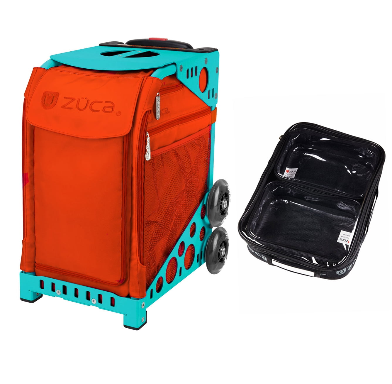 Zuca 18" Sport Bag - Persimmon with 1 Large and 2 Mini Utility Pouches ...