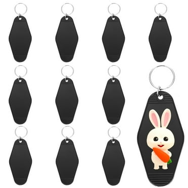 Adventure Awaits Motel Style Keychain in Light Green with Gold Hardware ...