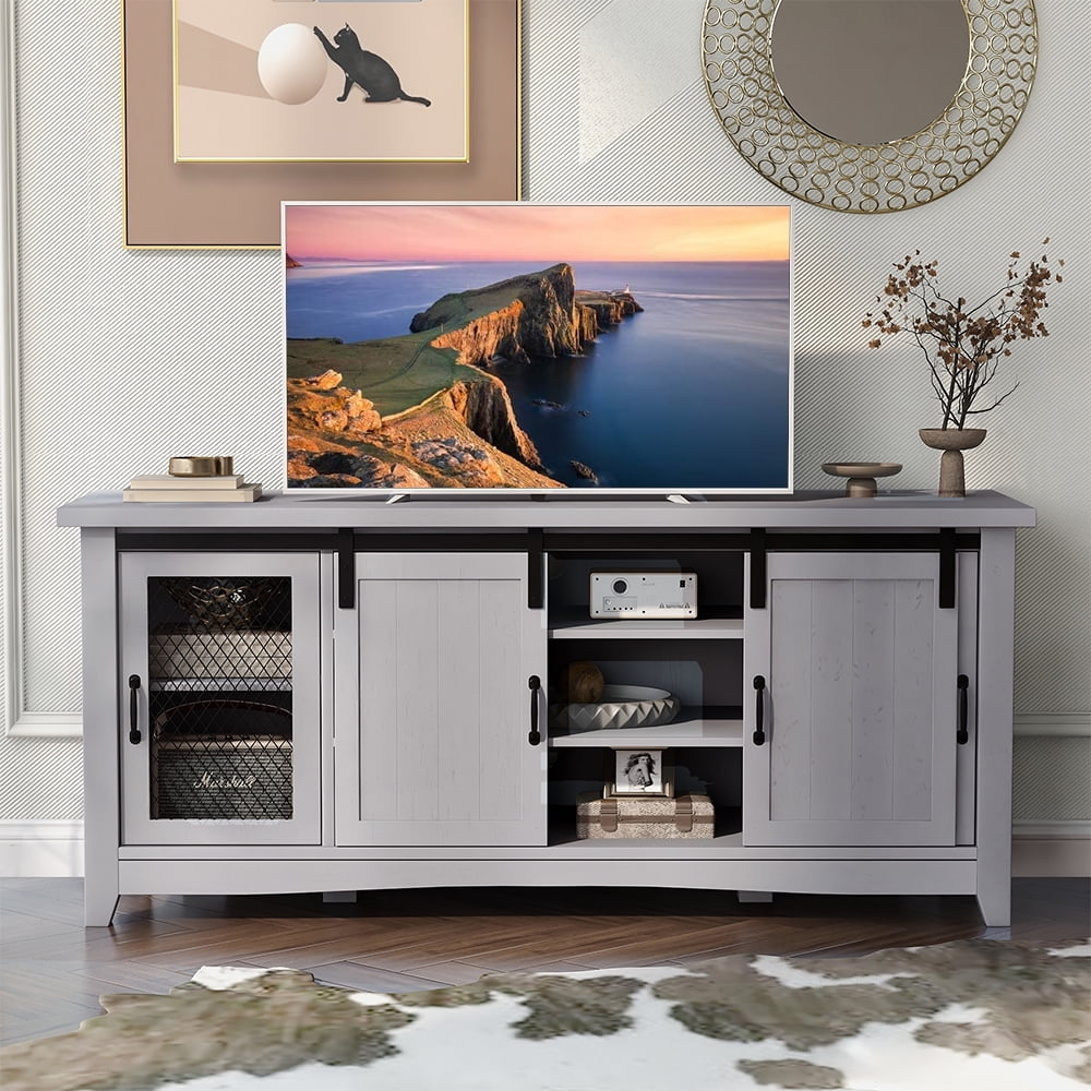 Buy KAMIDA TV Console Cabinet with Storage, Modern TV Cabinet for TVs ...