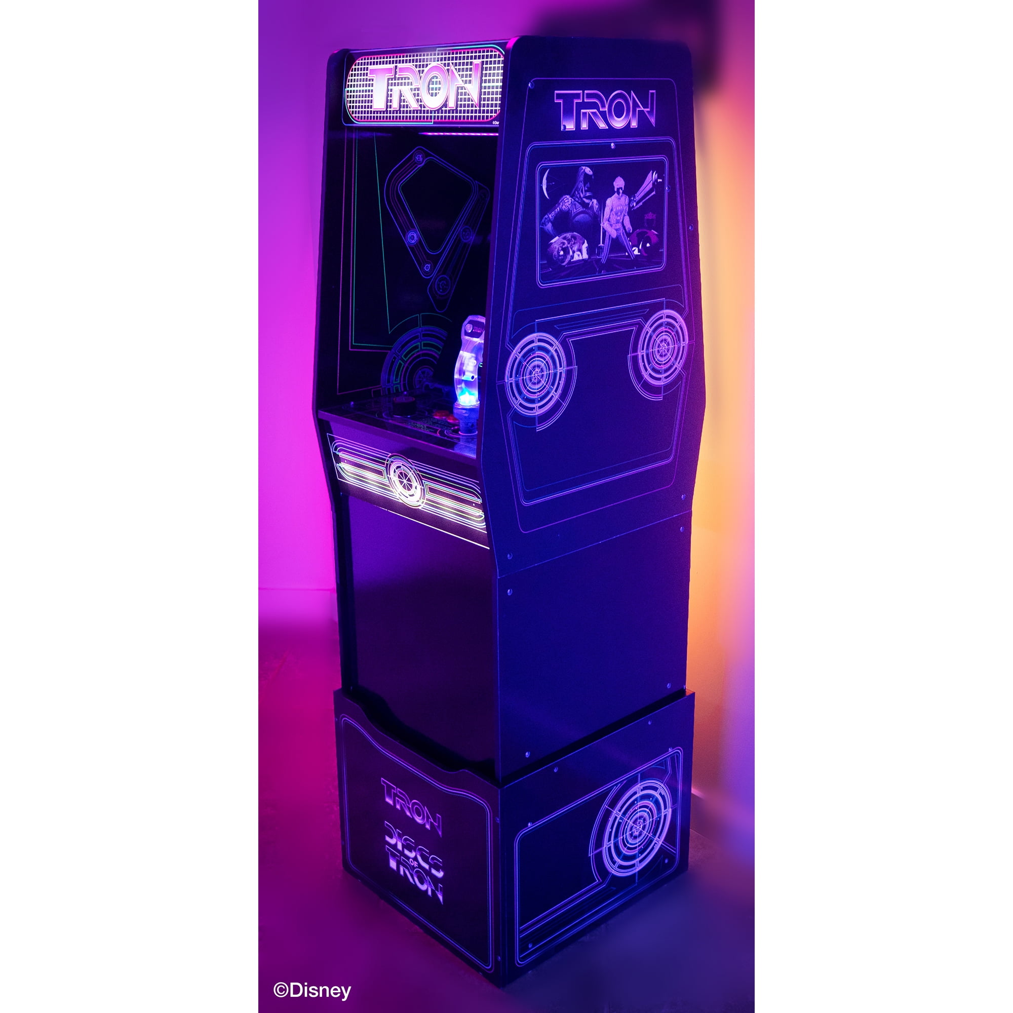 Tron Arcade Game Side