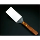 All Top Bargains Mini Stainless Steel Spatula with Wooden Handle, Small ...