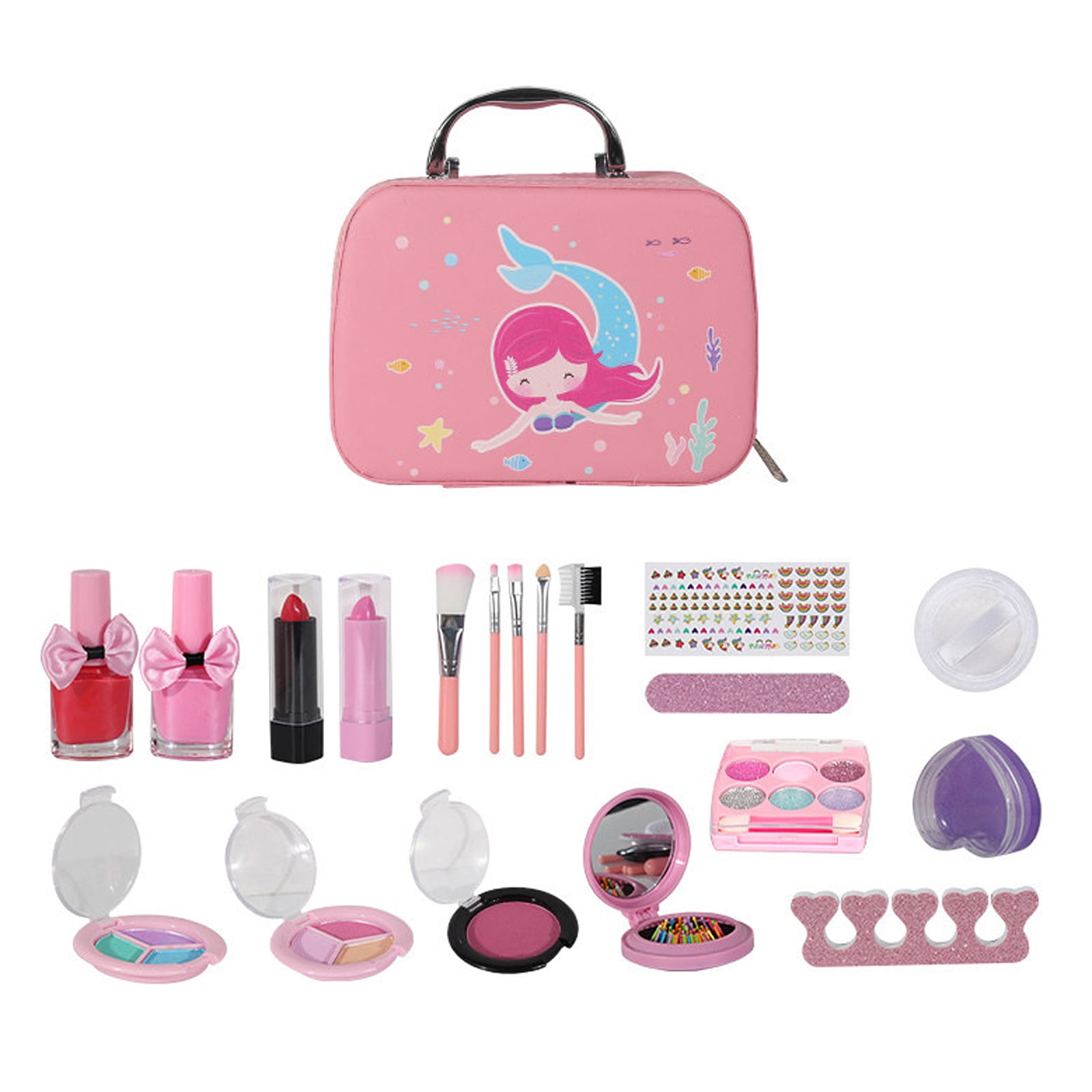Click here for Yeacher Portable Kids Makeup Set With 20-Piece Pri... prices