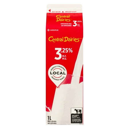 Central Dairies Homogenized 3.25% Milk | Walmart Canada