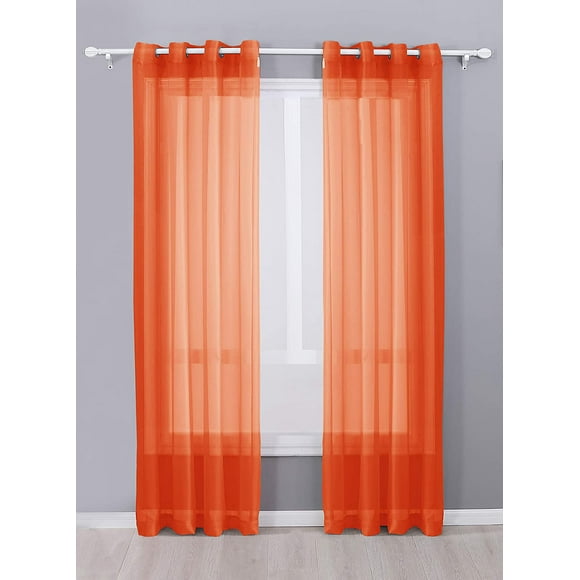Orange Curtains