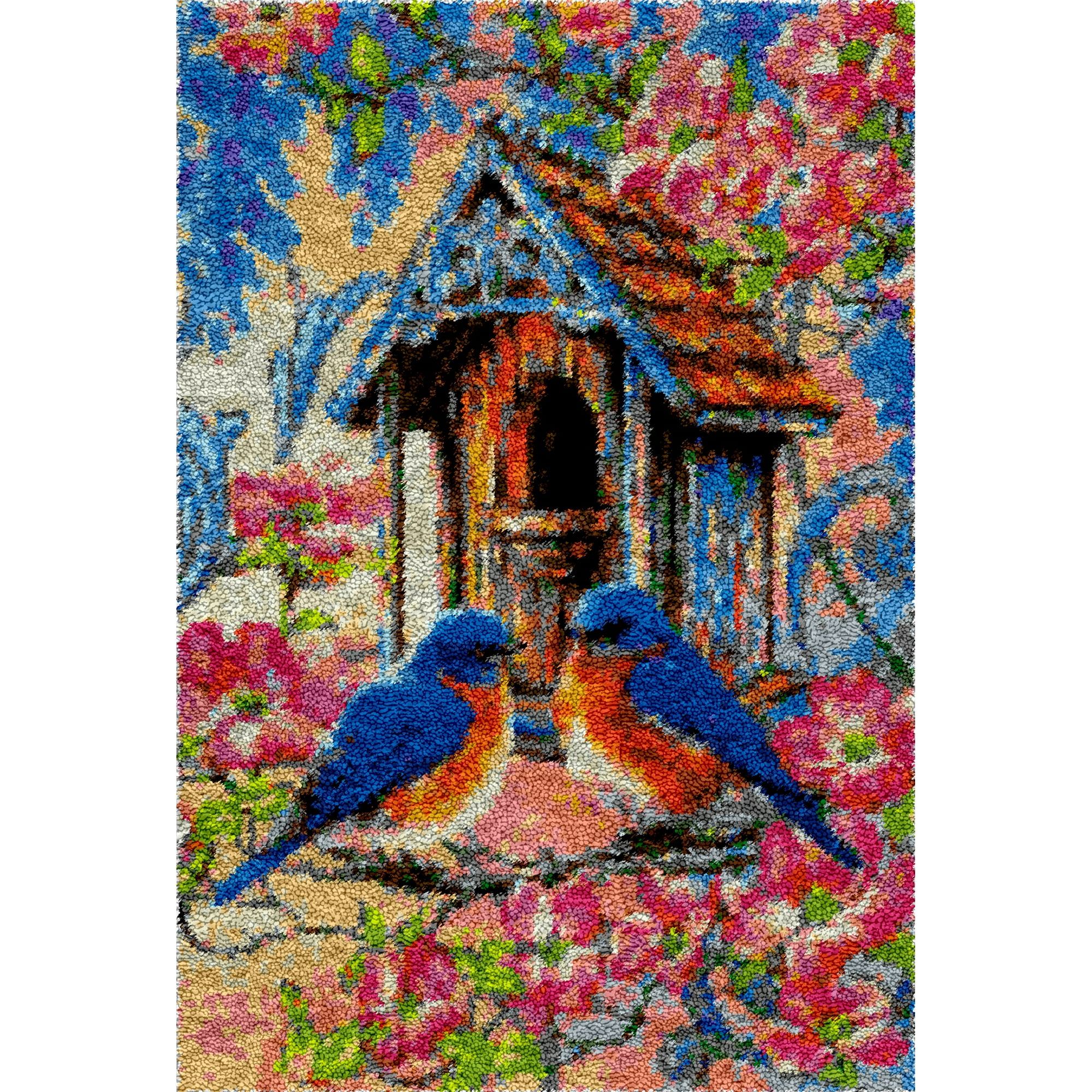 Click here for Lovely Lust Birdhouse Rug Making Latch Hooking Kit prices