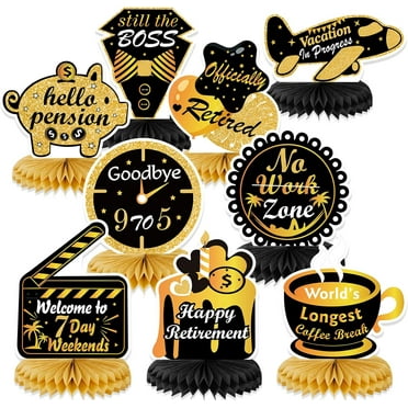 Big Dot of Happiness Happy Retirement - Table Decorations - Retirement ...