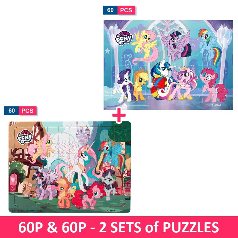 Rompecabezas de My Little Pony para niños, juego de mesa TariPaper de aprendizaje de nueva ...