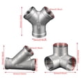 MOMOJIA 304 Stainless Steel Threaded Tees Internal Thread Pipe Fitting ...