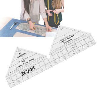 Diagonal Set Triangle Quilt Ruler 5 Inches to 16 Inches from Marti ...