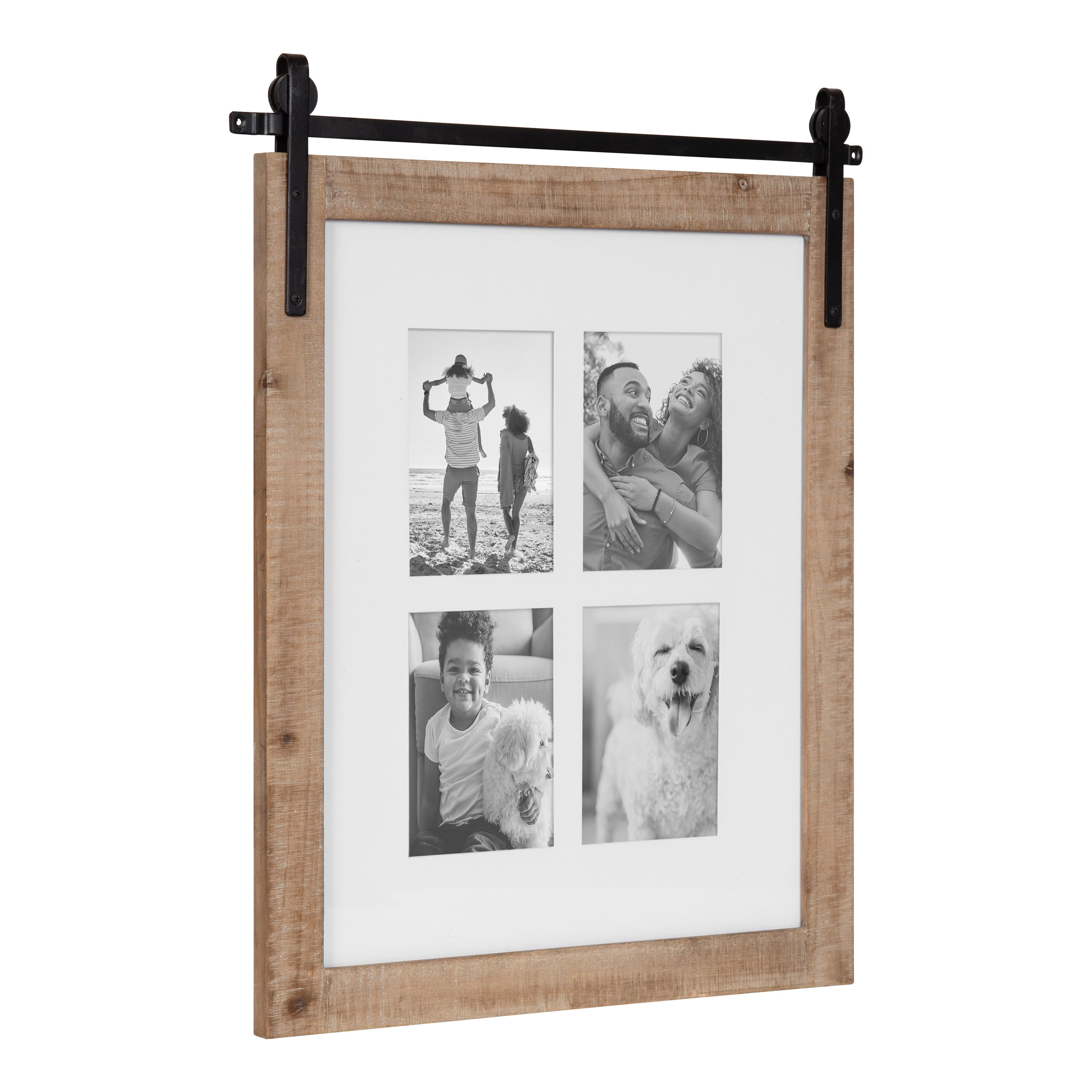 Kate and Laurel Cates Farmhouse Wooden Collage Picture Frame, 21x26 ...
