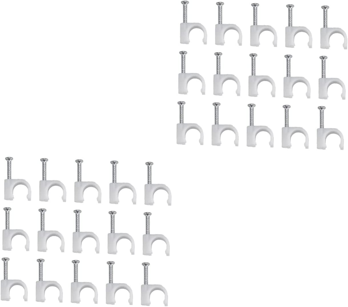 800 pcs Starlight Nail Clamps Mm+mm+mm+mm White Speaker Nails with Pe ...