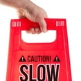 Caution Slow Children at Play Safety Sign for Street, Driveway and ...