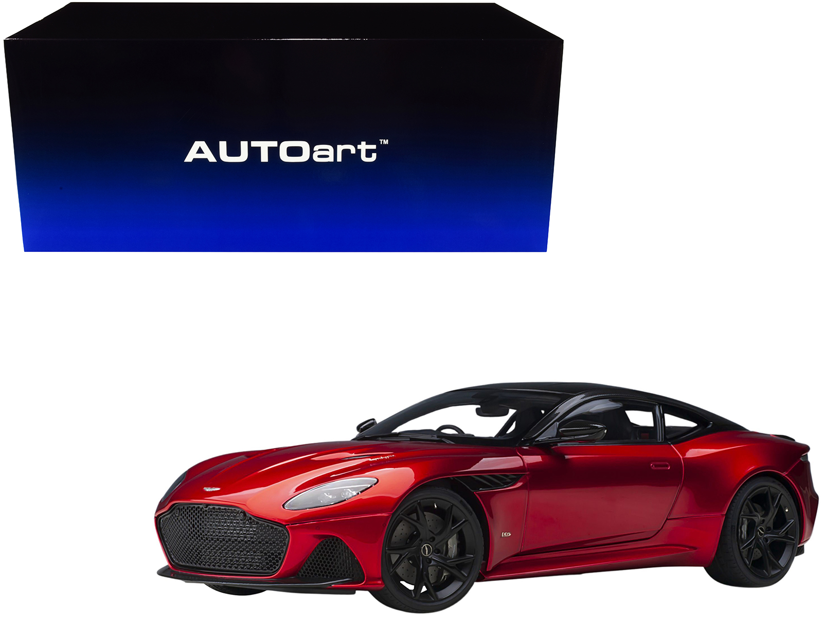 Diecast Aston Martin DBS Superleggera RHD (Right Hand Drive) Hyper Red ...