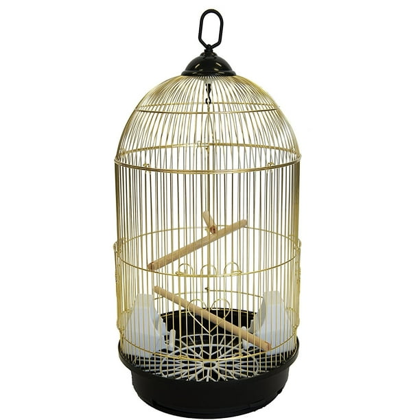 YML A1594 Bar Spacing Round Bird Cage Brass Large Walmart yml-a1594-bar-spacing-round-bird-cage-brass-large-walmart