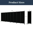 Walmart 8-Panel Foldable Room Divider, Upgraded Wider Feet, 88 ...