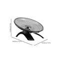OUNONA Black Silent Hamster Wheel Low Noise Running Wheel for Small ...