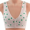 Elderly Womens 2024 Lifting Front Closing Bra Moisture Wicking Front