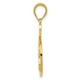 Finest Gold 14K Yellow Gold G Clef Musical Note Pendant - Walmart.com