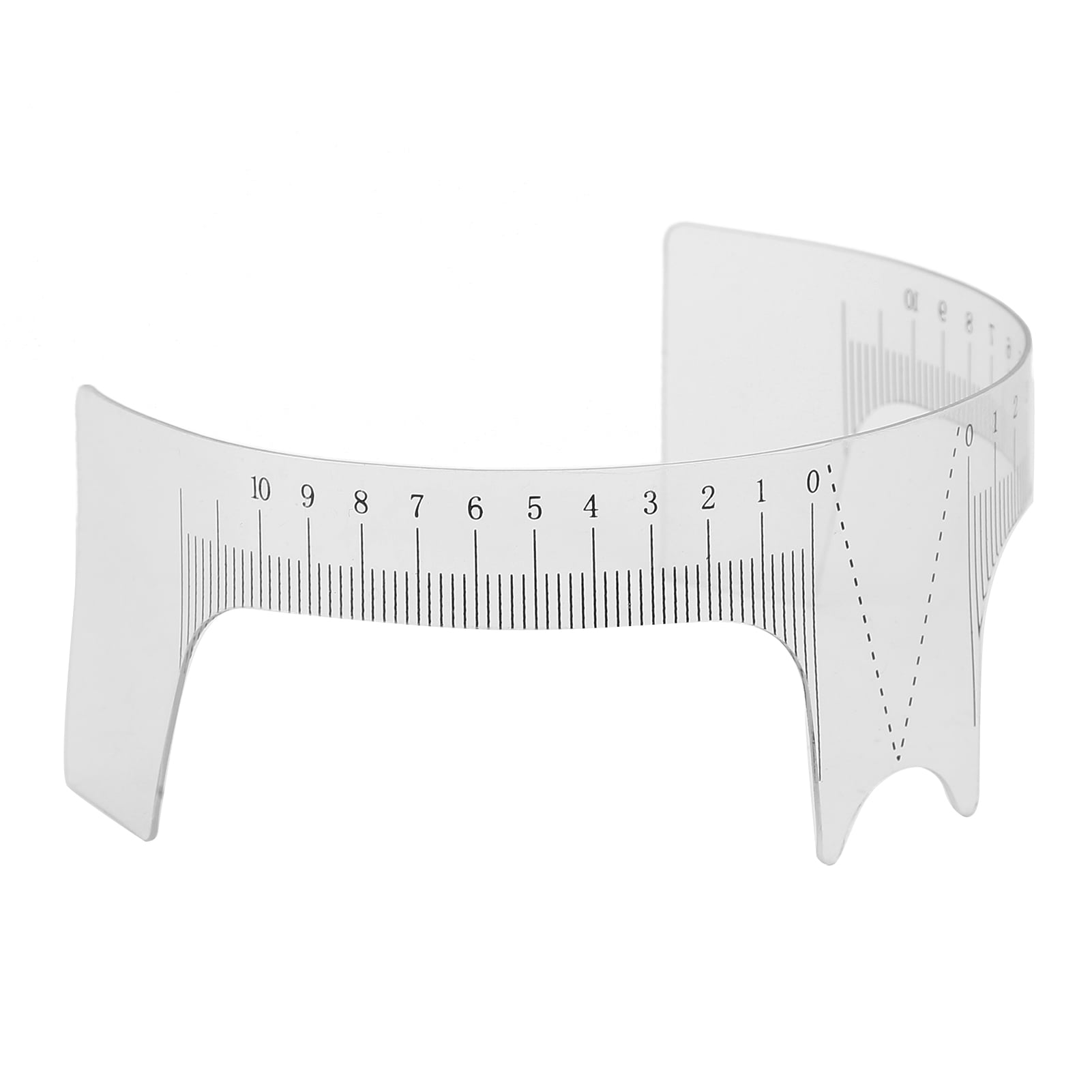 BORDSTRACT Professional Eyebrow Ruler Microblading Brow Shape Design ...