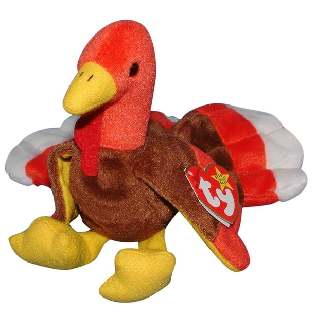 Ty Beanie Baby: Gobbles the Turkey | Stuffed Animal | MWMT - Walmart.com