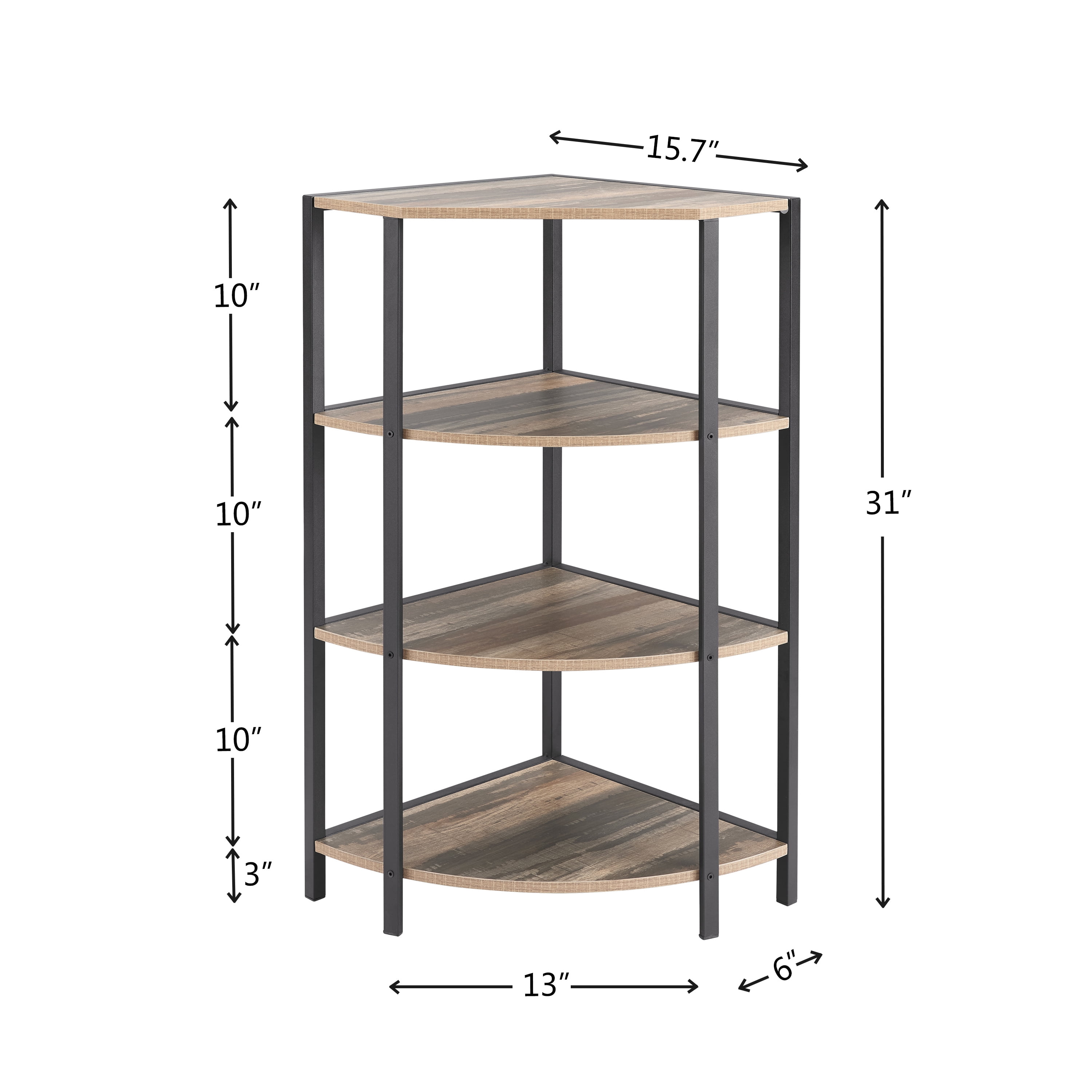 JRHRXXY 4-Tier Corner Shelf,Multipurpose Display Australia | Ubuy