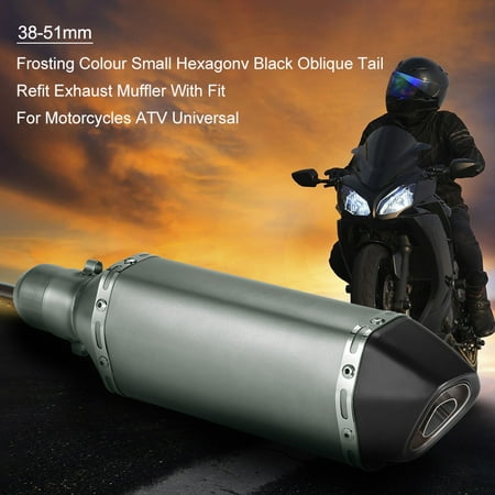 TFixol 38-51mm Metal colors Small Hexagon Black Oblique Tail Refit ...