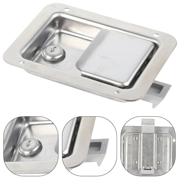 Flush Mount Paddle Door Latch Weatherproof 304 Stainless Steel Toolbox ...