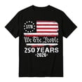 250Th Anniversary Usa Shirt Kids Star Pattern 4Th July Print Crew Neck ...