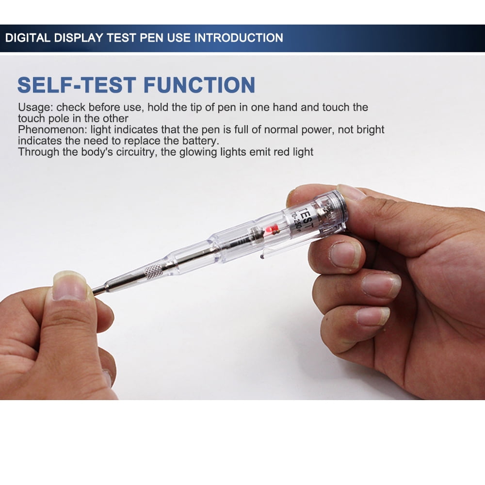 Electrical Testing IP56 Waterproof Voltage Tester Induced Electric Pen ...