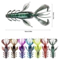 4pcs Shrimp Soft Baits Lures Fishing Accessory Fishing Baits Lure 10cm ...