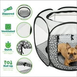 FurHaven Pet Products Mesh Open-Air Pet Playpen - Gray Pebbles, Medium ...