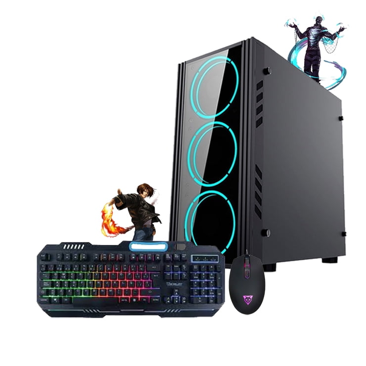 CPU Pc computadora rgb armada 8gb memoria ram, 240Gb Disco SSD, Teclado ...