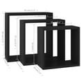 vidaXL wall cube shelves Floating Cube Shelves Display Shelves for Book ...