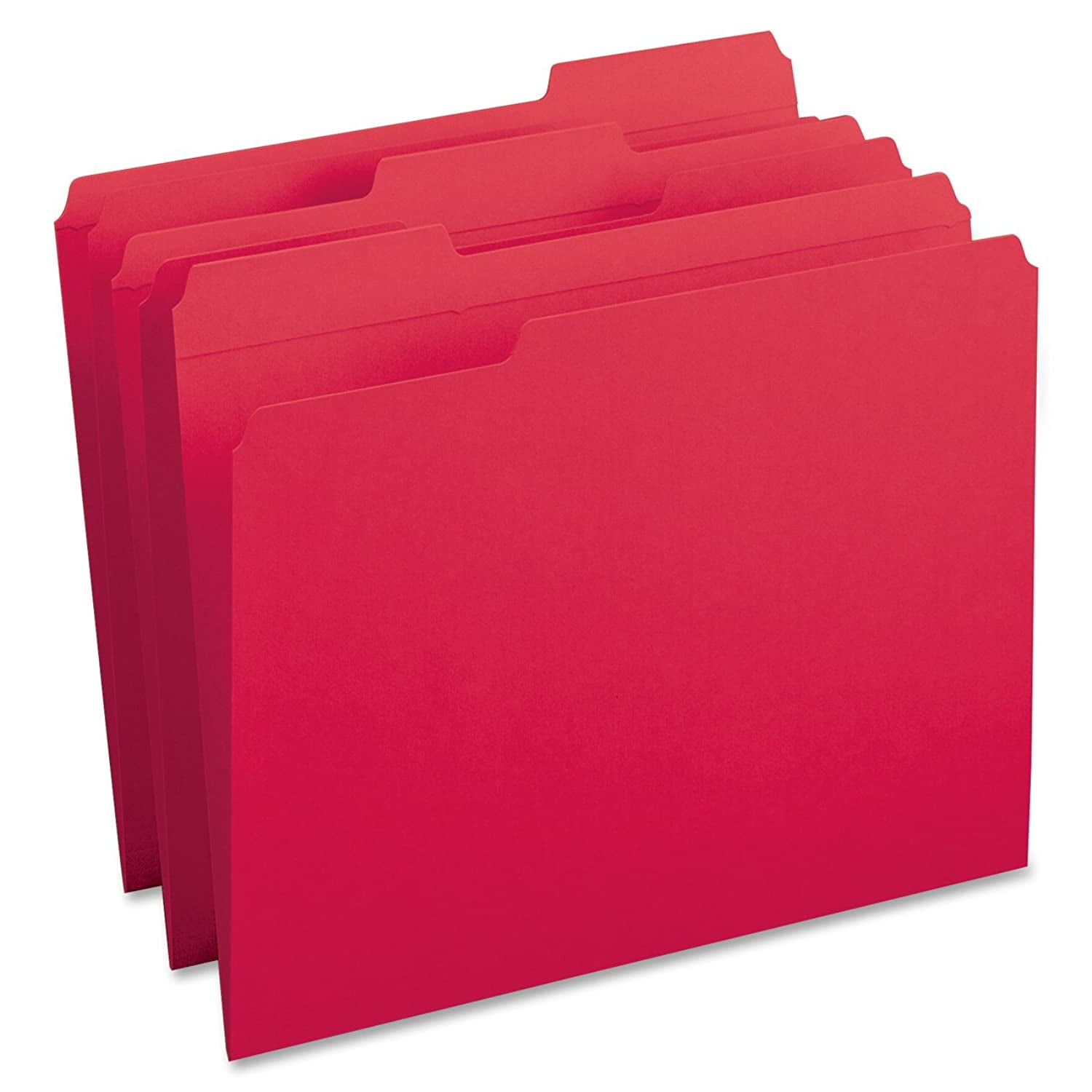 Smead File Folder, Reinforced 1/3-Cut Tab, Letter Size, Red, 100 per ... Smead File Folder, Reinforced 1/3-Cut Tab, Letter Size, Red, 100 per ...