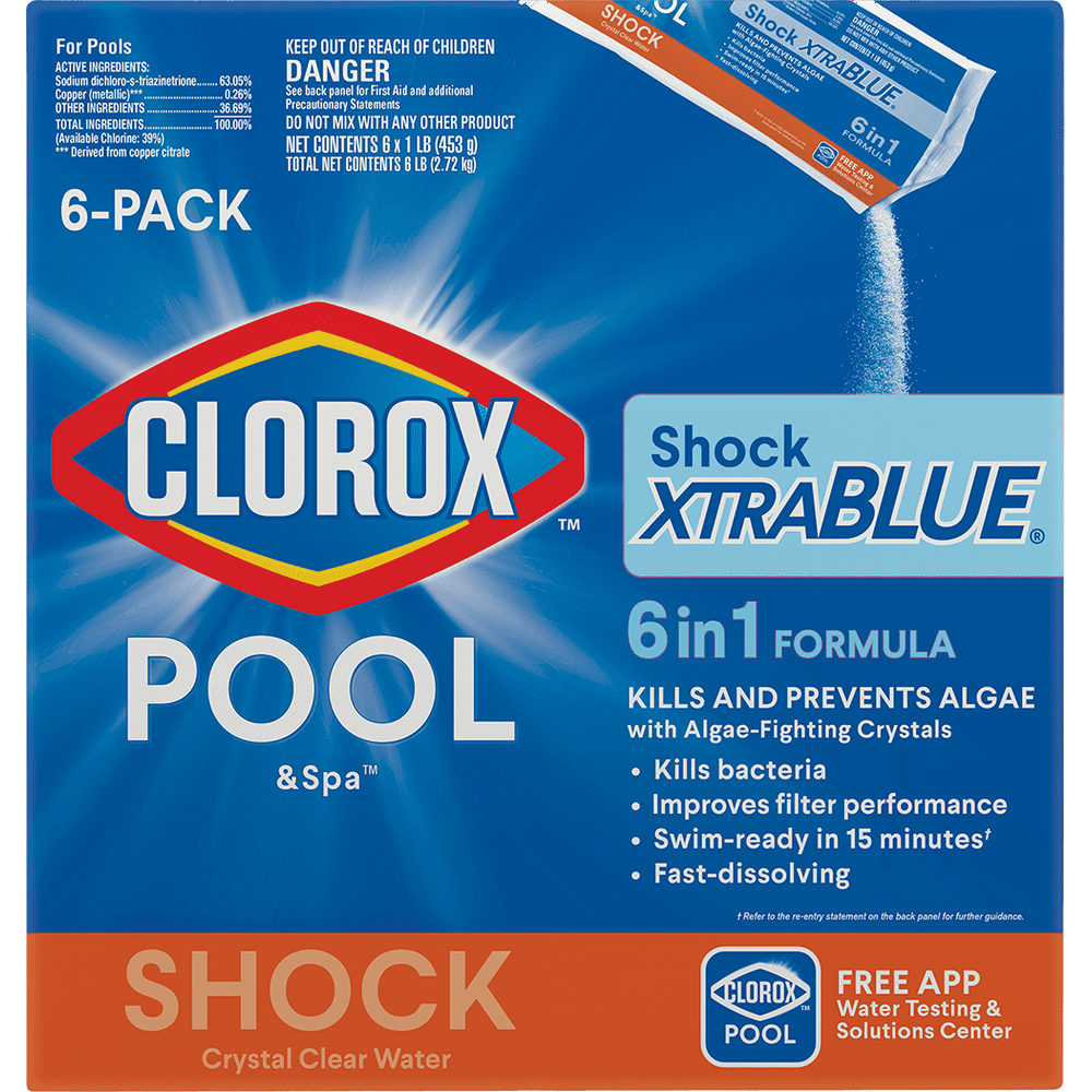 Clorox Pool&Spa Shock XtraBlue Pool Shock for Swimming Pools - Walmart ...