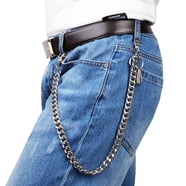 Plutput 3-layer Pants Chain Trousers Chain Belt Wallet Jeans Chain for ...