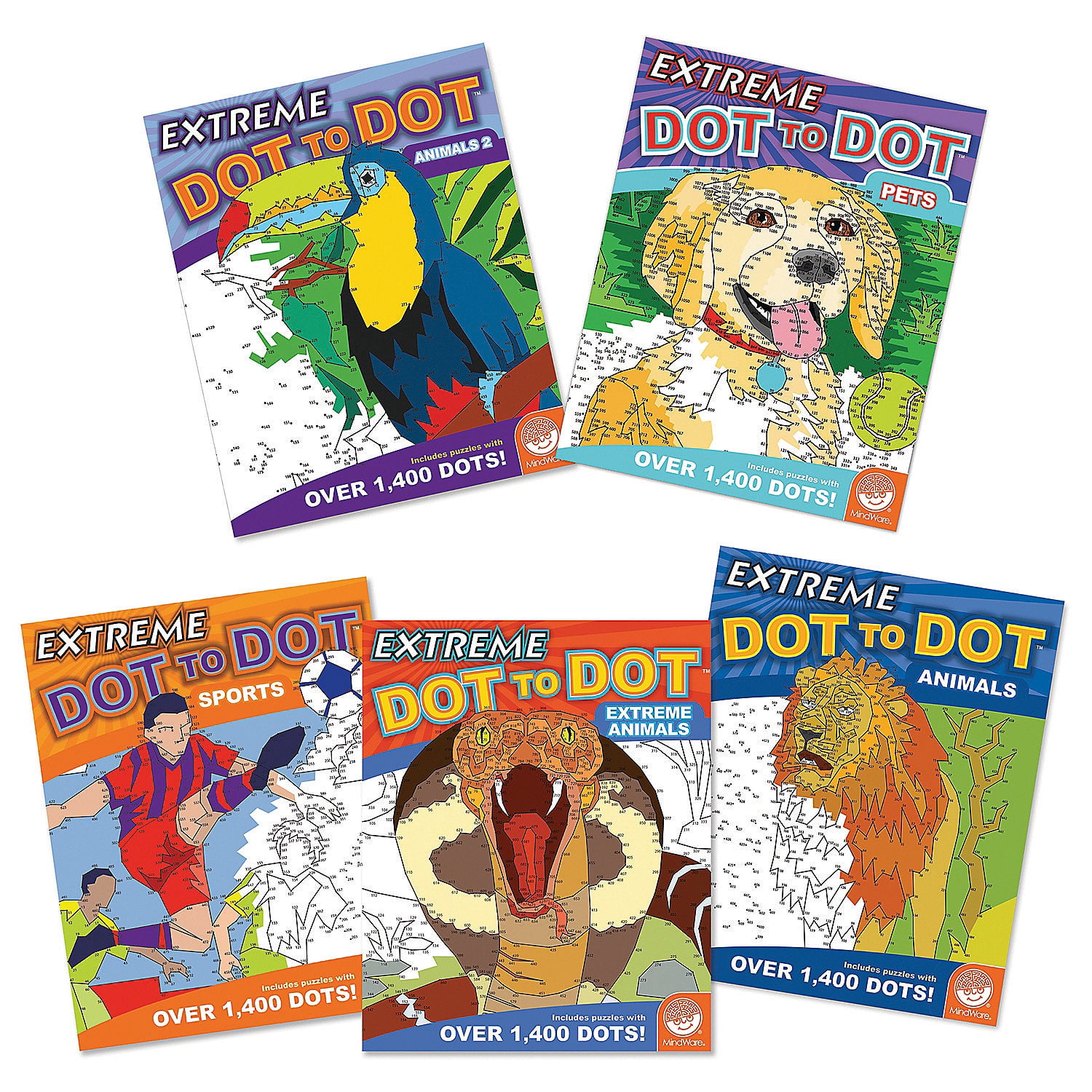 Student's Favorite Extreme Dot To Dot Books: Set of 5 - Walmart.com