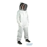 XL Professional Cotton Full Body Beekeeping Bee Keeping Suit, with Veil ...