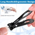 UBSWF-Toenail Clippers for Seniors Thick Toenails, Large Nail Clippers ...
